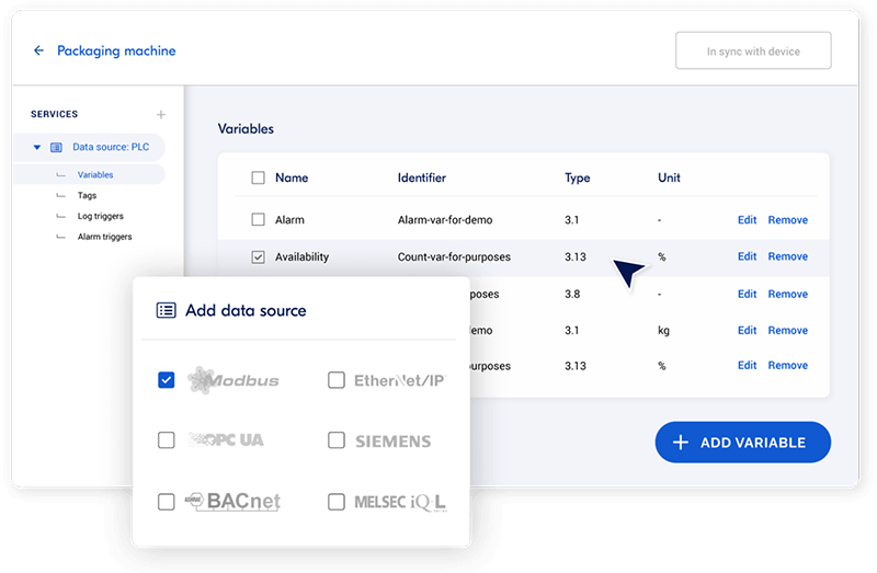 PLC data logging with IXON Cloud for easy monitoring
